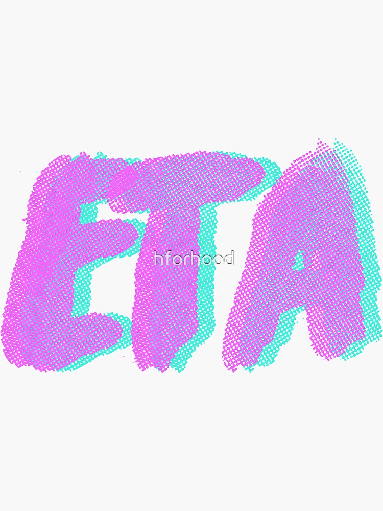 "Eta" Sticker by hforhood | Redbubble