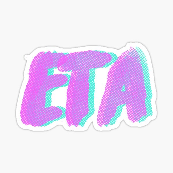"Eta" Sticker by hforhood | Redbubble