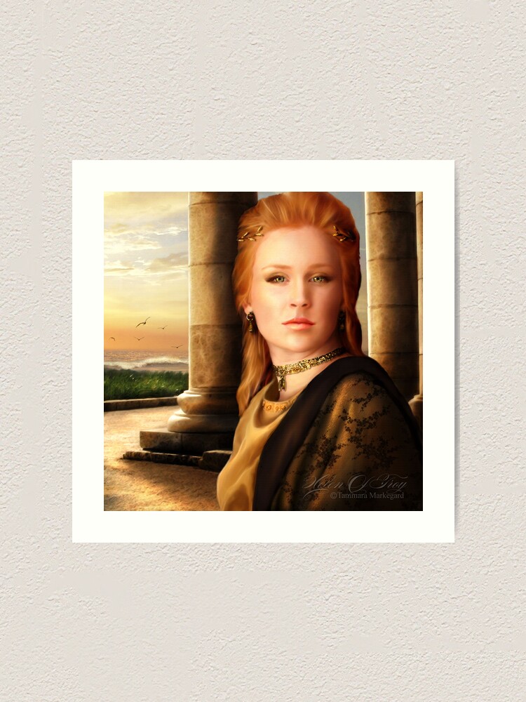"Helen of Troy" Art Print by Tammara | Redbubble