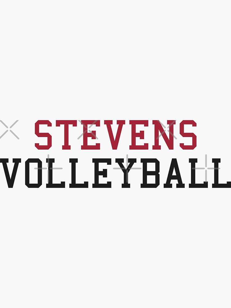 "Stevens Volleyball" Sticker for Sale by elliehunter50 | Redbubble