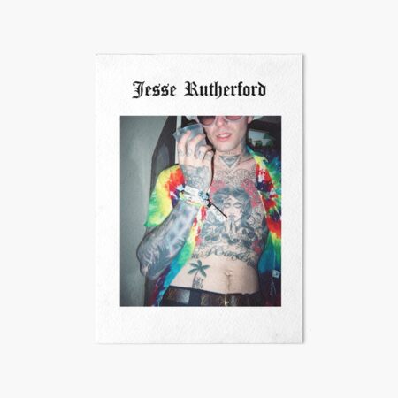 "Jesse Rutherford" Art Board Print for Sale by Lecisimp | Redbubble