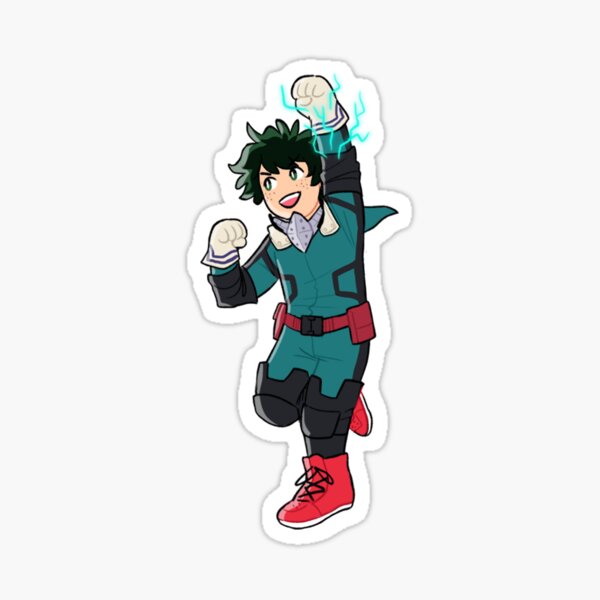 "deku solo" Sticker for Sale by harbey | Redbubble