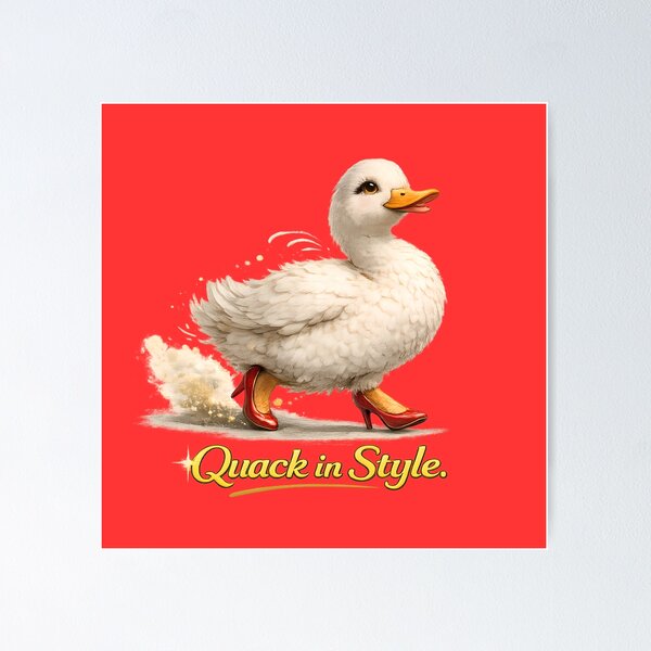 Funny Animal Fashion Posters for Sale | Redbubble