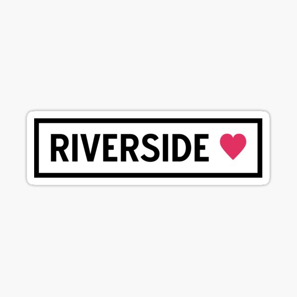 "Riverside" Sticker by homelove | Redbubble