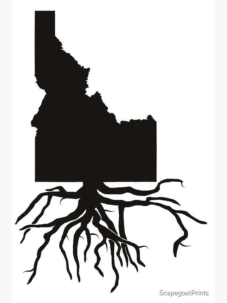 "Idaho Roots" Poster for Sale by ScapegoatPrints | Redbubble