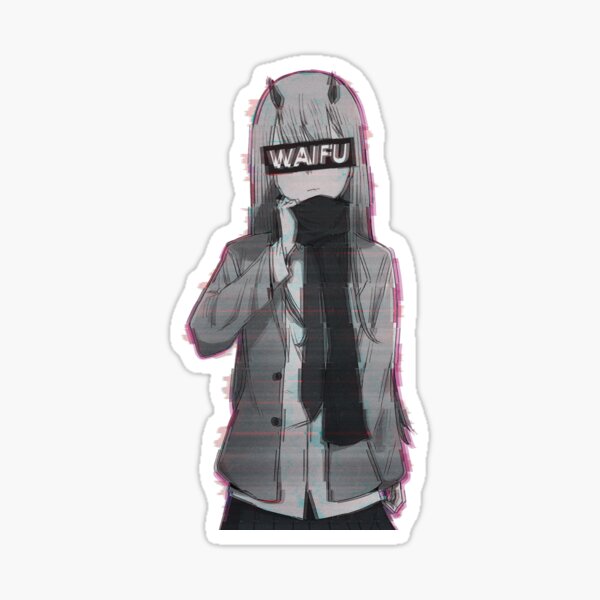 "Zero Two ゼロツー" Sticker for Sale by Waifu-Dope | Redbubble