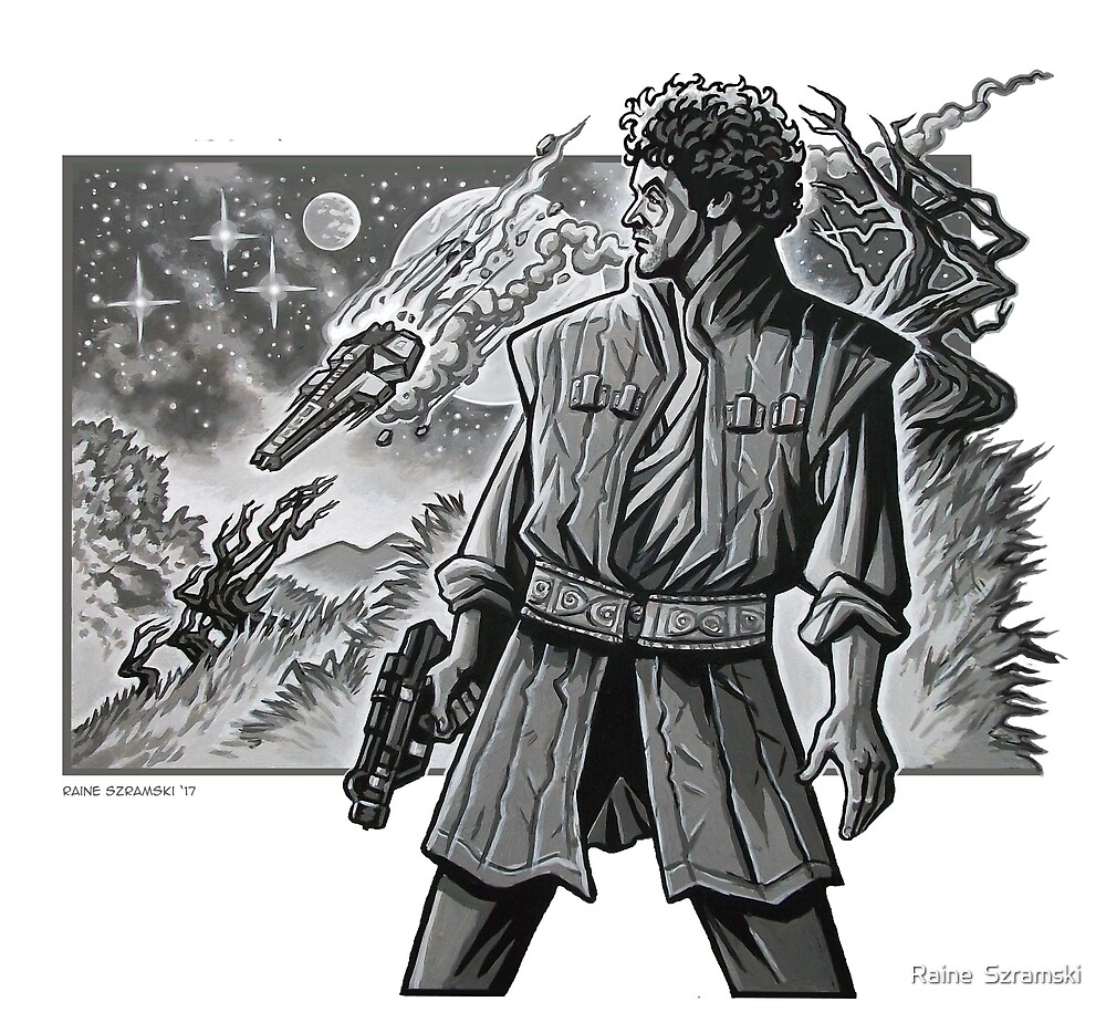 "Roj Blake on Gauda Prime (Blake's 7)" by Raine Szramski | Redbubble