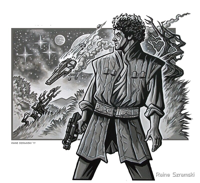 "Roj Blake on Gauda Prime (Blake's 7)" by Raine Szramski | Redbubble