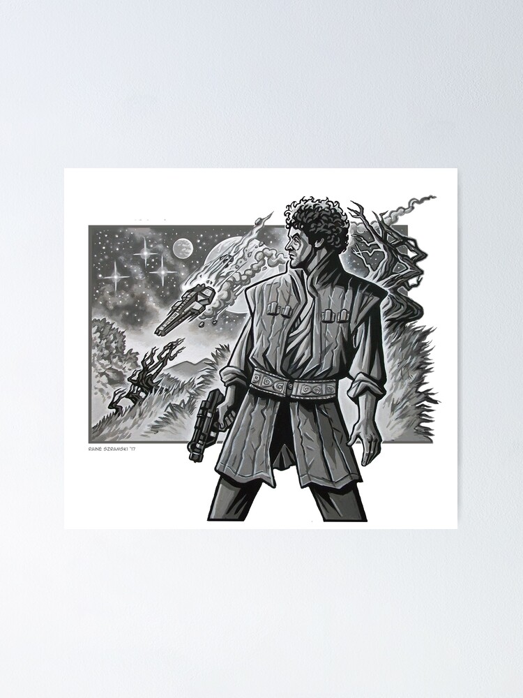 "Roj Blake on Gauda Prime (Blake's 7)" Poster by rainesz | Redbubble