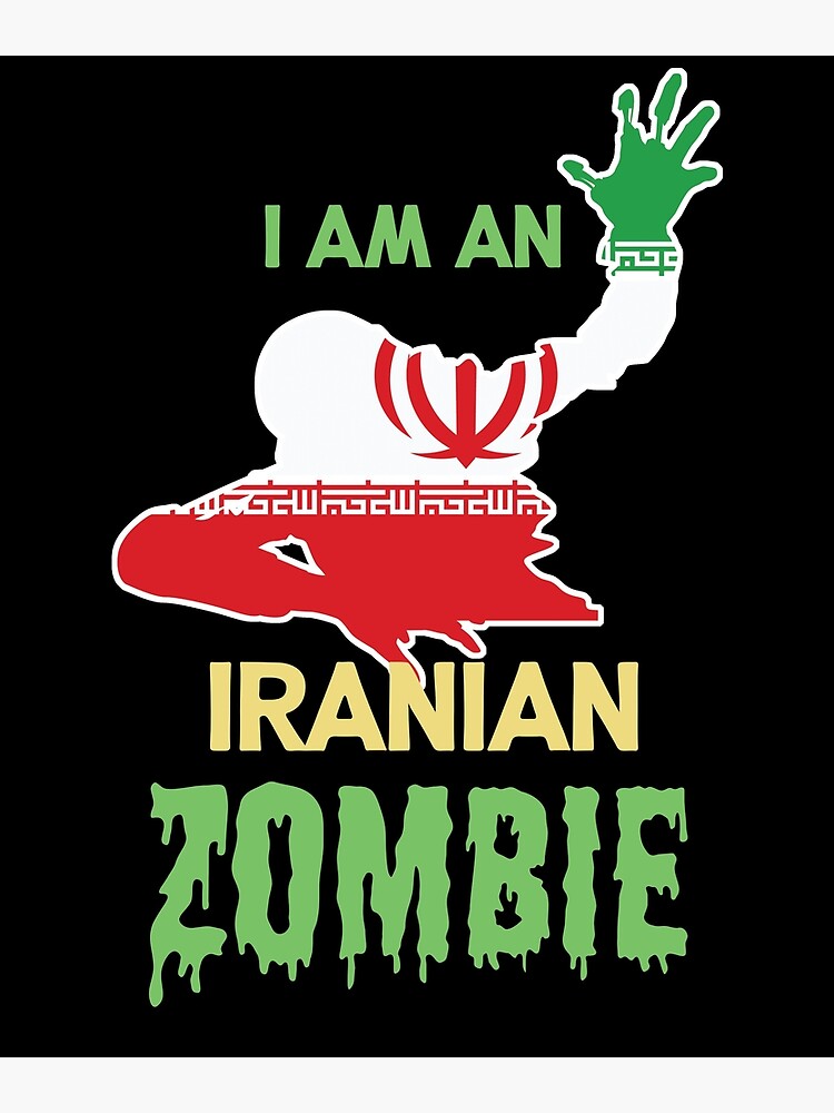 "Zombie Halloween Iranian Flag" Art Print by countryflags | Redbubble
