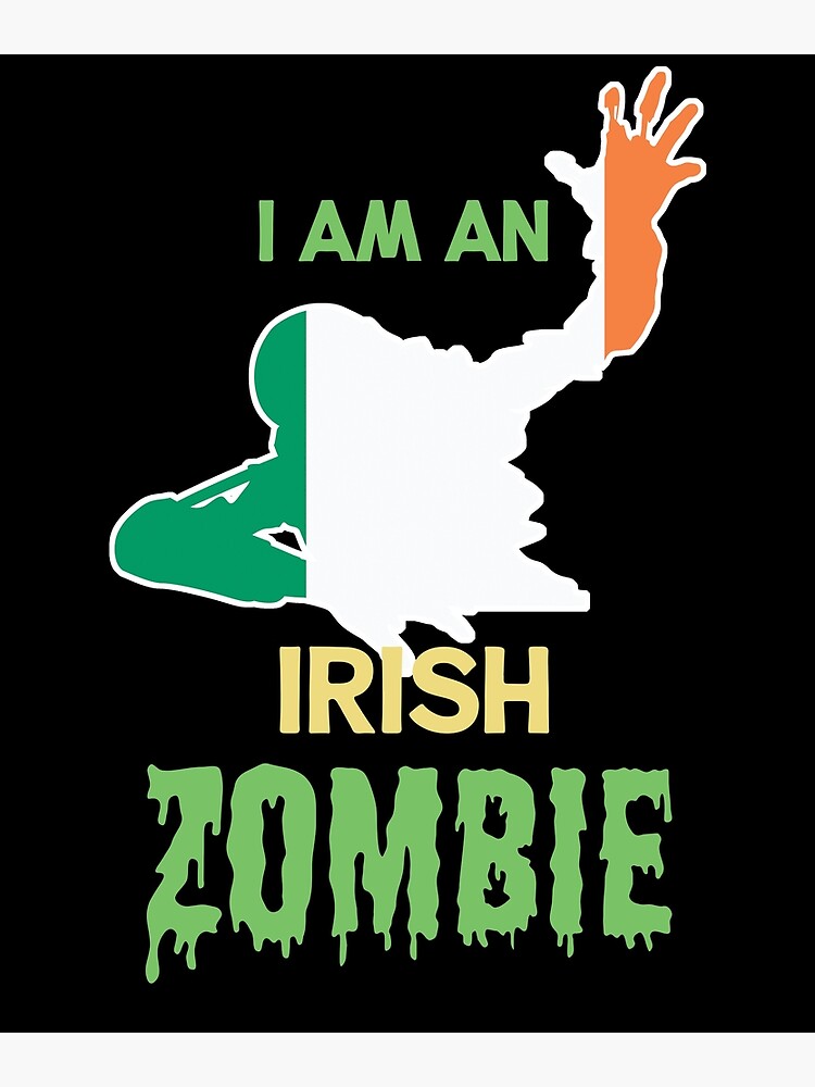 "Zombie Halloween Irish Flag" Poster by countryflags | Redbubble