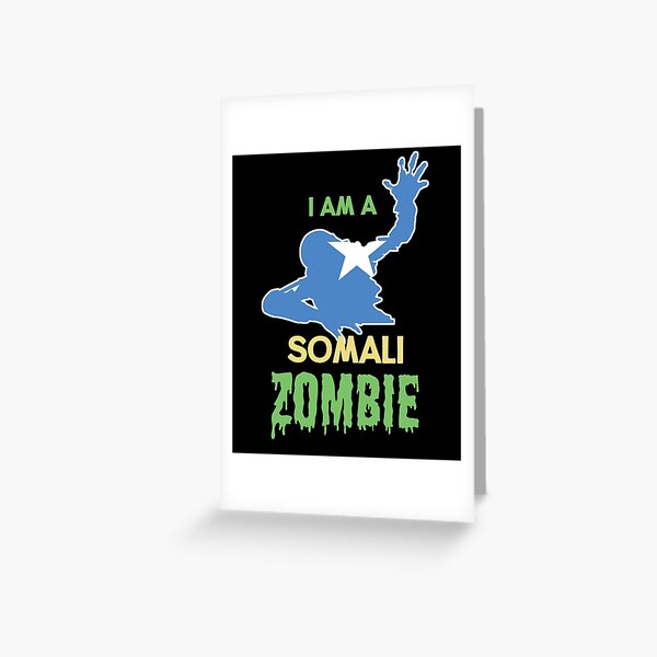 "Zombie Halloween Somali Flag" Greeting Card for Sale by countryflags ...