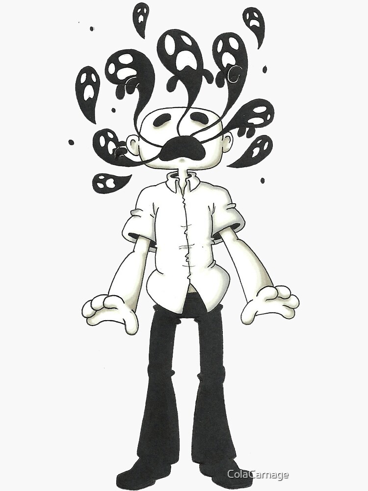 "OFF! Mortis Ghost Elsen" Sticker for Sale by ColaCarnage | Redbubble