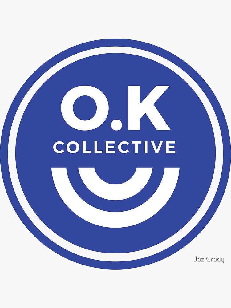 "Ori Kami Collective - logo" Sticker by strangerandfict | Redbubble