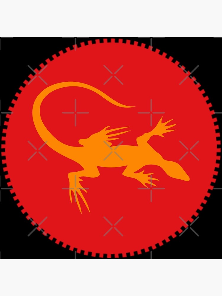 "Gear lizard" Poster for Sale by -Nightsky- | Redbubble
