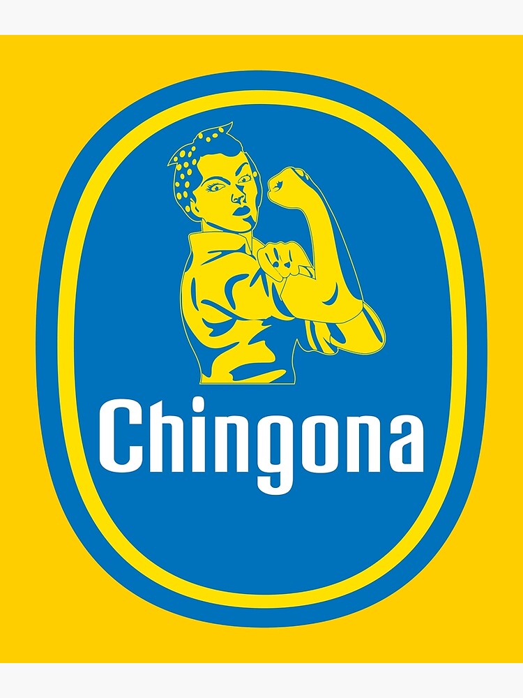 "Latina Chingona Logo" Poster for Sale by SQWEAR | Redbubble