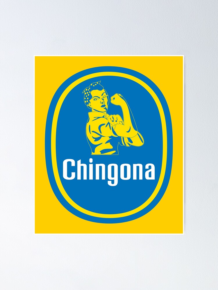 "Latina Chingona Logo" Poster for Sale by SQWEAR | Redbubble