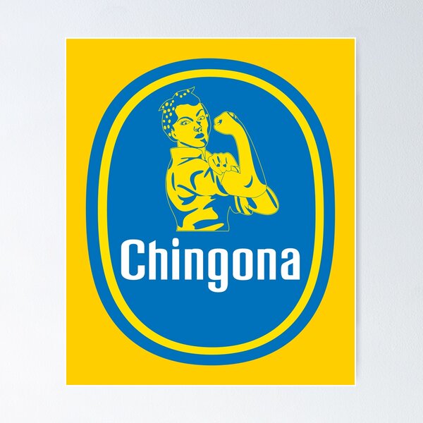 "Latina Chingona Logo" Poster for Sale by SQWEAR | Redbubble