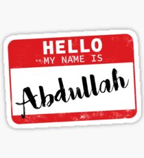 Abdullah Stickers | Redbubble