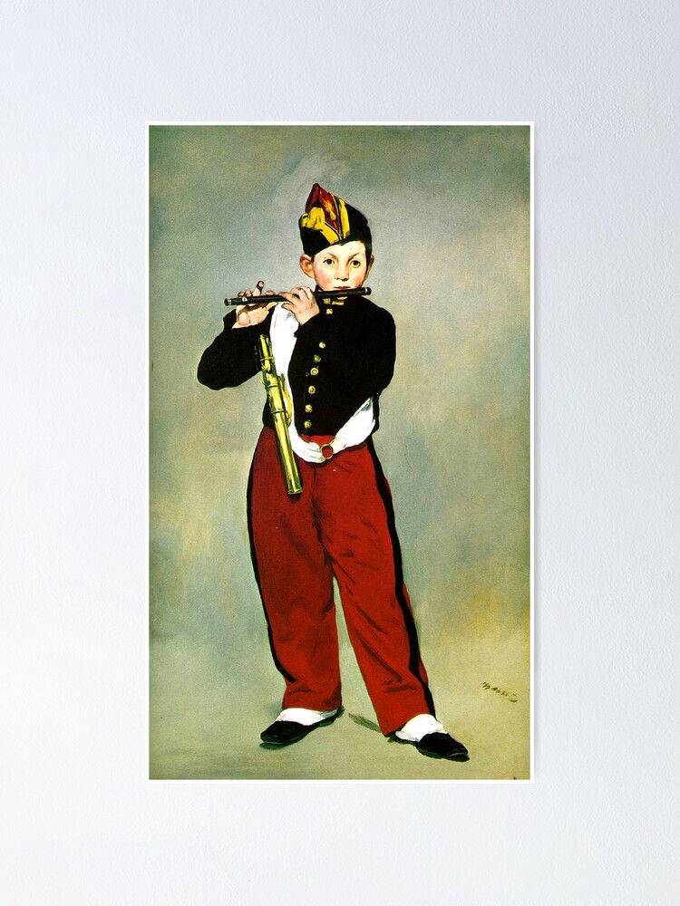 "HD. Young Flautist, or The Fifer, by Edouard Manet. HIGH DEFINITION ...