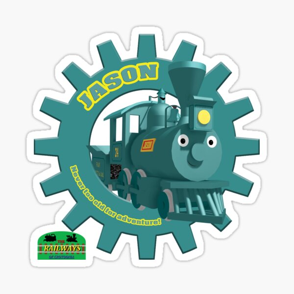 "Crotoonia - "Jason the Yukon Engine"" Sticker for Sale by ...
