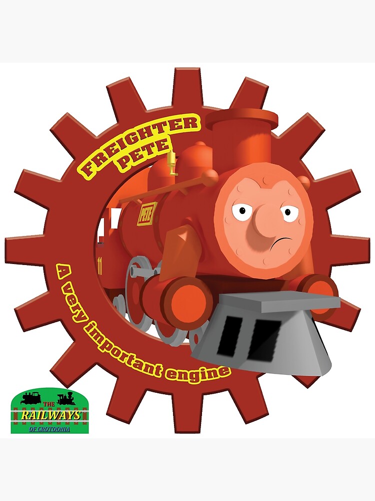 "Crotoonia - "Freighter Pete"" Art Print by TheMilanTooner | Redbubble