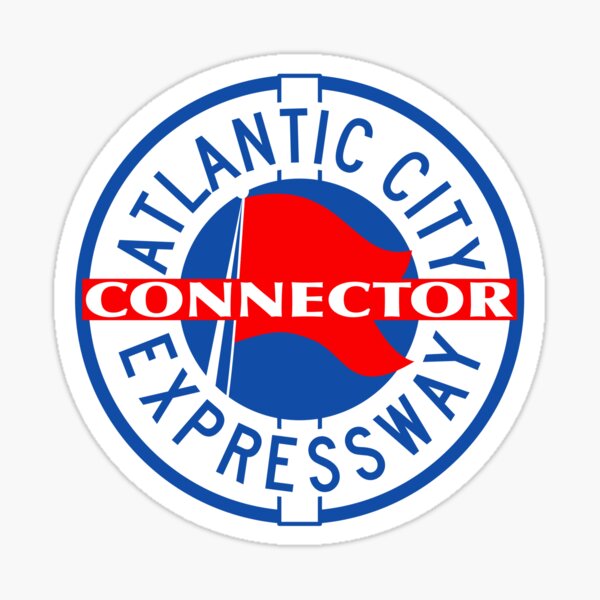 "Atlantic City Expressway" Sticker for Sale by romeobravado | Redbubble