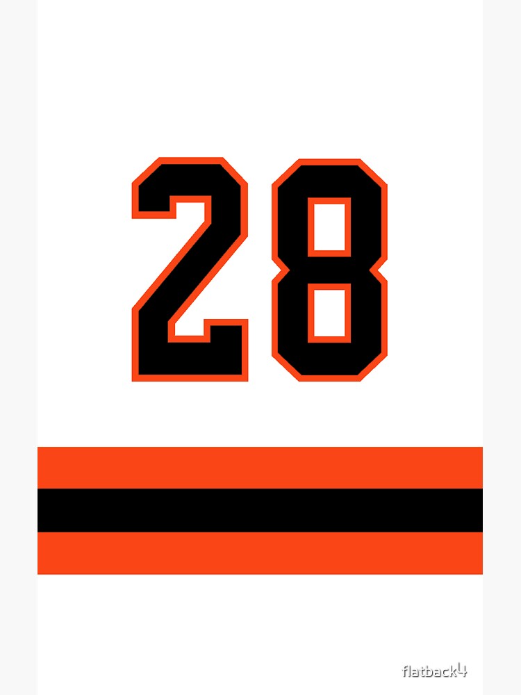 "San Francisco Baseball - White Number 28" Sticker for Sale by ...