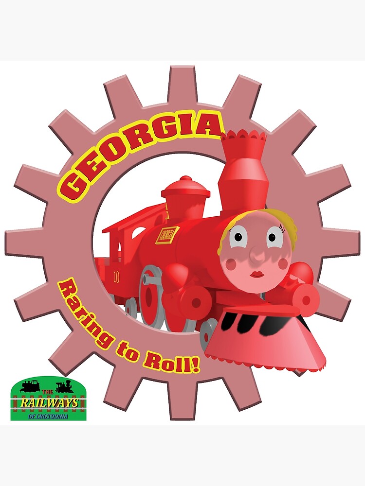 "Crotoonia - "Georgia the Kindly Engine"" Poster for Sale by ...
