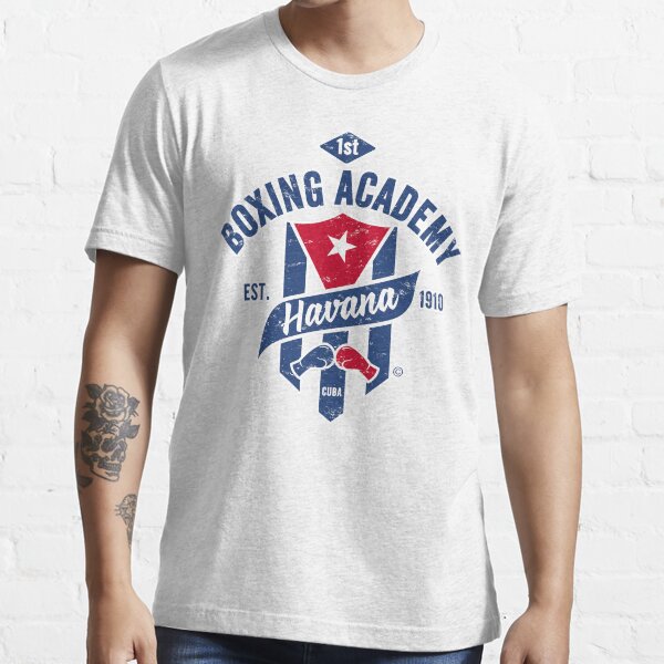 "1ST BOXING ACADEMY HAVANA, EST. 1910 CUBA, USED LOOK, BY SUBGIRL" T ...
