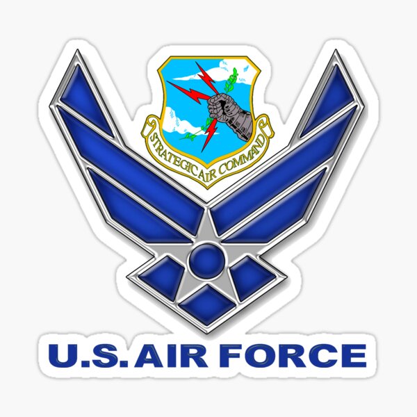 "Strategic Air Command (SAC) Crest" Sticker for Sale by Spacestuffplus ...