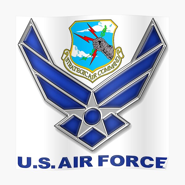 "Strategic Air Command (SAC) Crest" Poster for Sale by Spacestuffplus ...