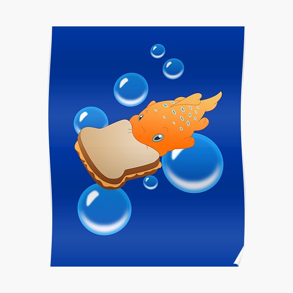"Pudge the Fish" Poster by zebnoiser | Redbubble