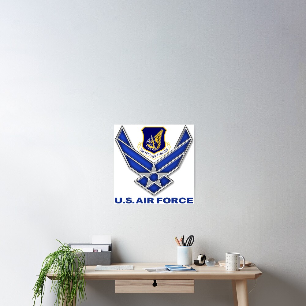 "Pacific Air Forces (PACAF) Crest" Poster by Spacestuffplus | Redbubble