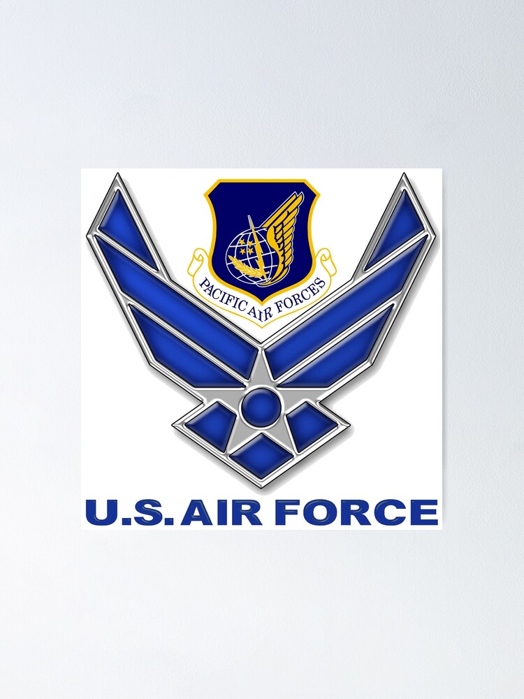 "Pacific Air Forces (PACAF) Crest" Poster by Spacestuffplus | Redbubble