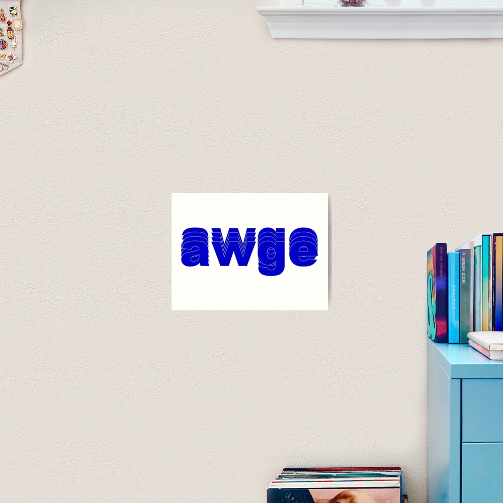 "Awge Logo (A$AP Rocky)" Art Print for Sale by Pancracio | Redbubble