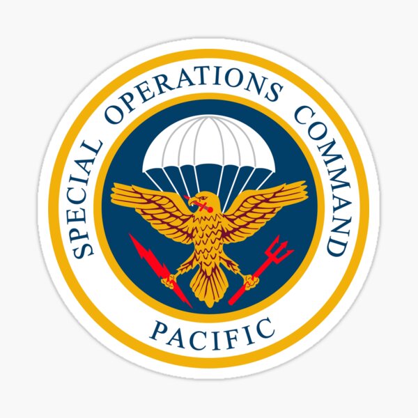 "Special Operations Command, Pacific (SOCPAC) Crest" Sticker by ...