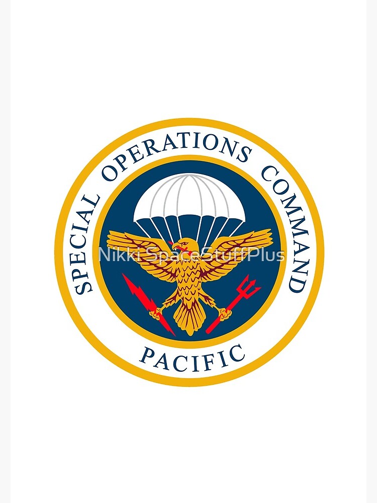 "Special Operations Command, Pacific (SOCPAC) Crest" Spiral Notebook by ...