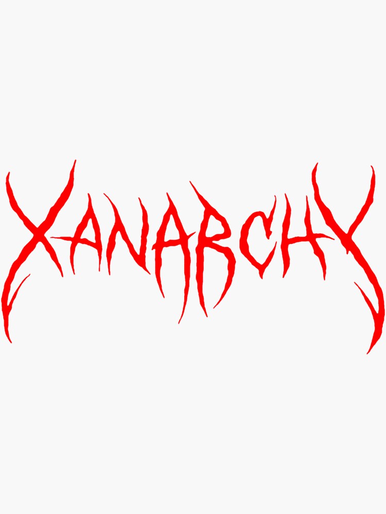 "Xanarchy Merchandise- Lil Xan" Sticker for Sale by hood112 | Redbubble