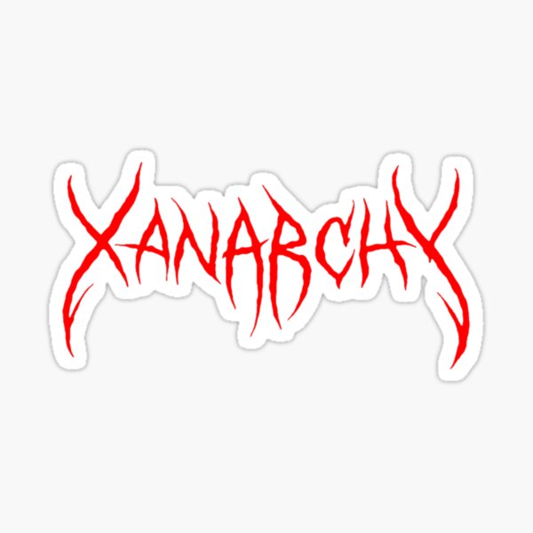 "Xanarchy Merchandise- Lil Xan" Sticker for Sale by hood112 | Redbubble