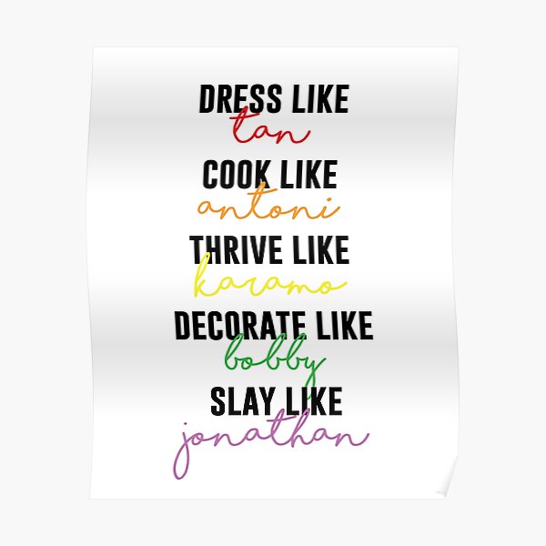 "Fab Guys" Poster for Sale by kjanedesigns | Redbubble