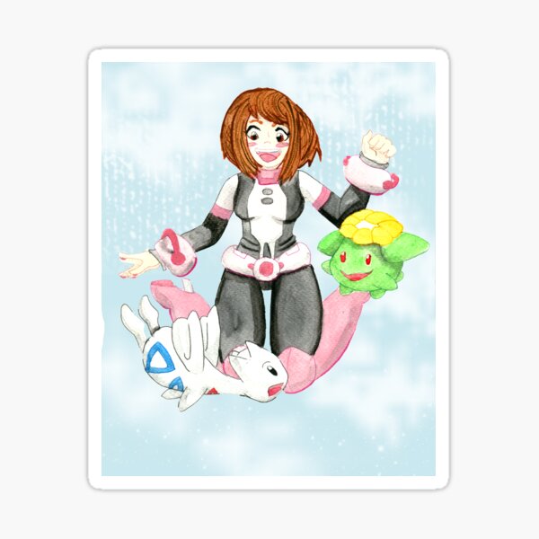 "gravity mha trainer" Sticker for Sale by Veschist | Redbubble