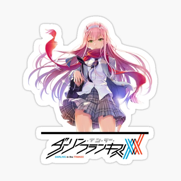 "Zero Two" Sticker for Sale by SimoneMNT | Redbubble