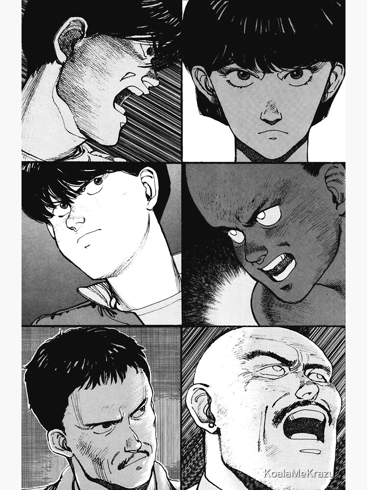 "Akira Manga Faces" Art Print by KoalaMeKrazy | Redbubble