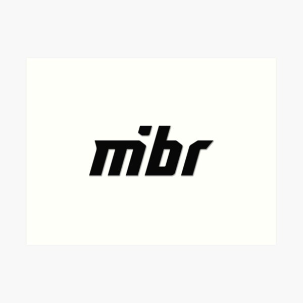 "MiBR Logo Black" Art Print by Swest2 | Redbubble
