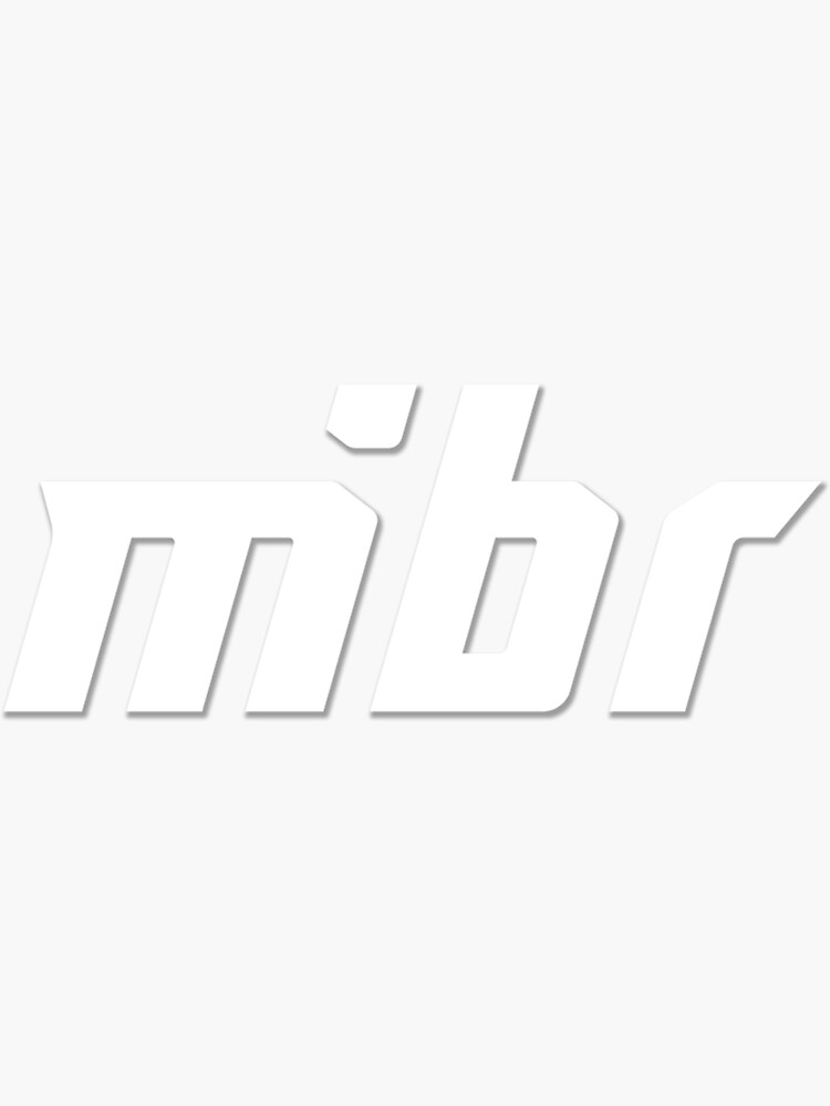 "MiBR Logo White" Sticker for Sale by Swest2 | Redbubble