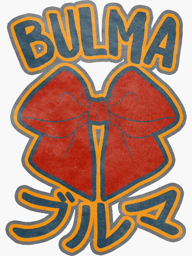 "Bulma Logo" Sticker by MademoiselleZim | Redbubble