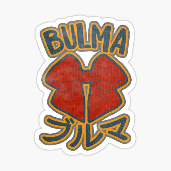 "Bulma Logo" Sticker by MademoiselleZim | Redbubble