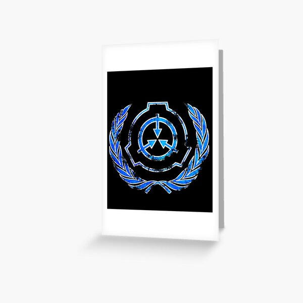 "SCP foundation blue crest symbol" Greeting Card by Rebellion-10 ...