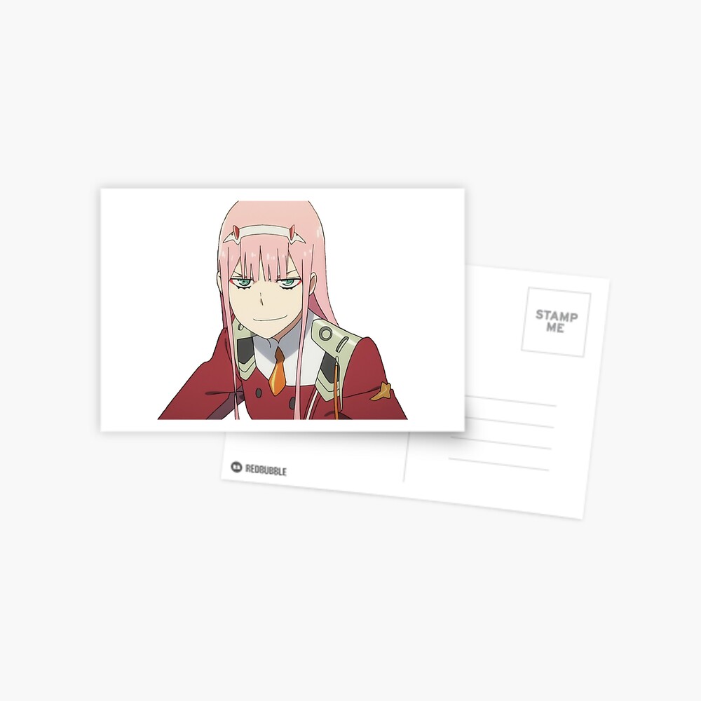 "Another Smug Zero Two " Postcard for Sale by Hilderbrandish | Redbubble